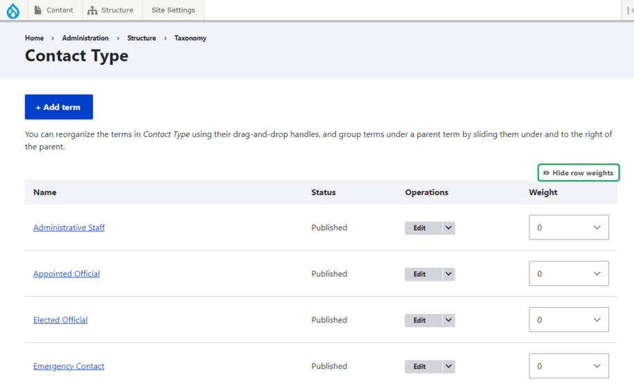 Work with Taxonomy Terms and Topics | Digital Experience